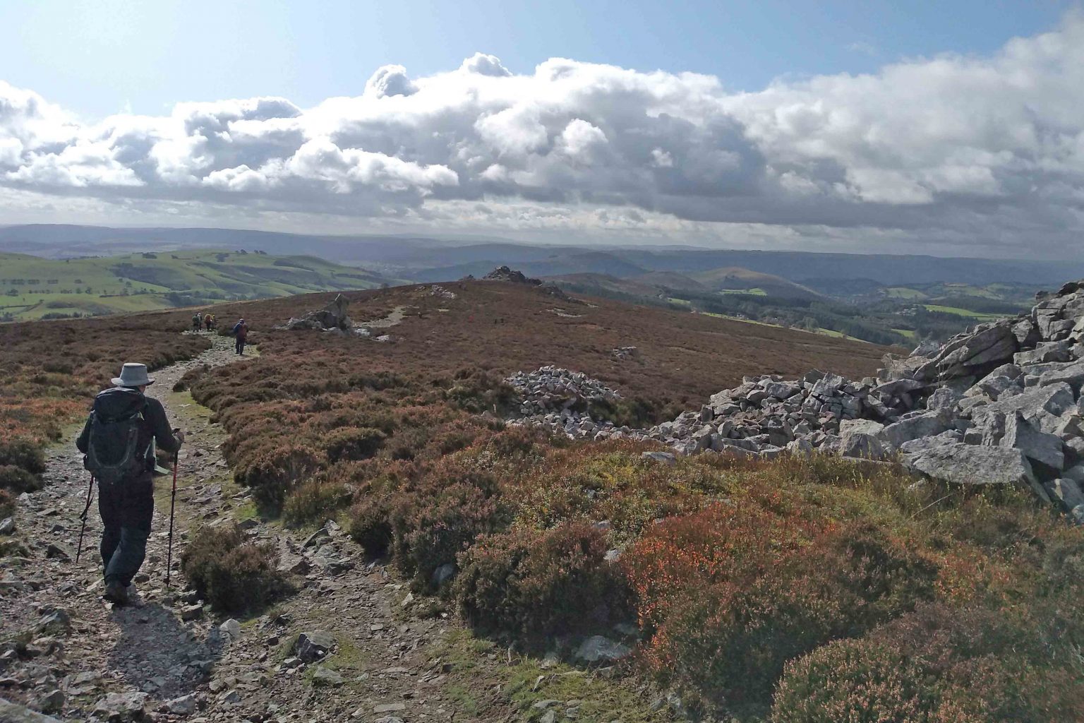 Walking in the Shropshire Hills - Oct 2019 - The Gentian Mountaineering ...